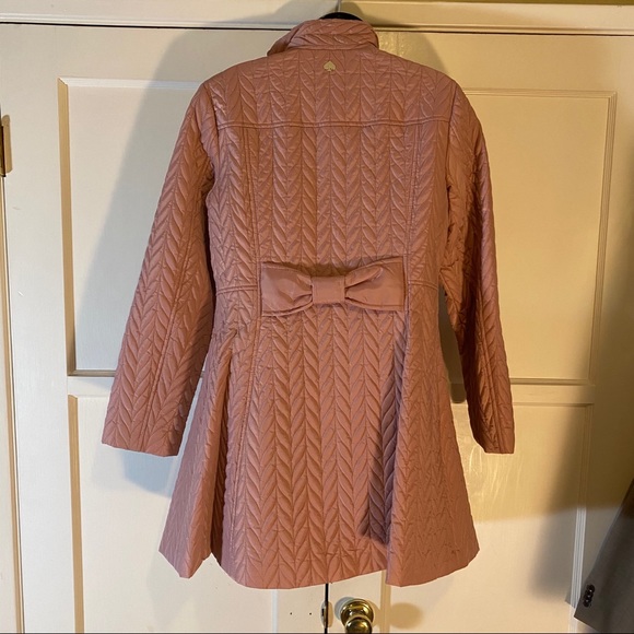 kate spade | Jackets & Coats | Kate Spade Herringbone Quilted Jacket M ...